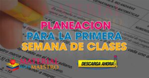 🔥PLANEACIÓN para la PRIMERA semana de CLASES🚀