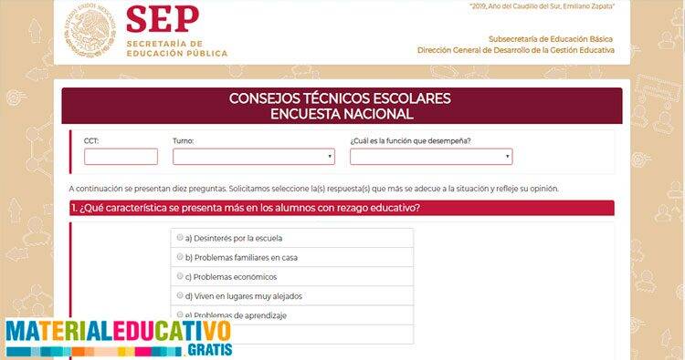 Consulta Nacional sobre “Consejo Técnico Escolar (CTE)”