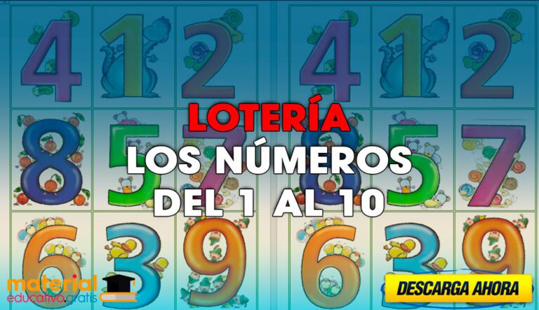 Lotería de los números del 1 al 10
