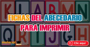 FICHAS DEL ABECEDARIO PARA IMPRIMIR