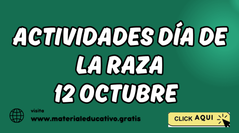 ACTIVIDADES DÍA DE LA RAZA