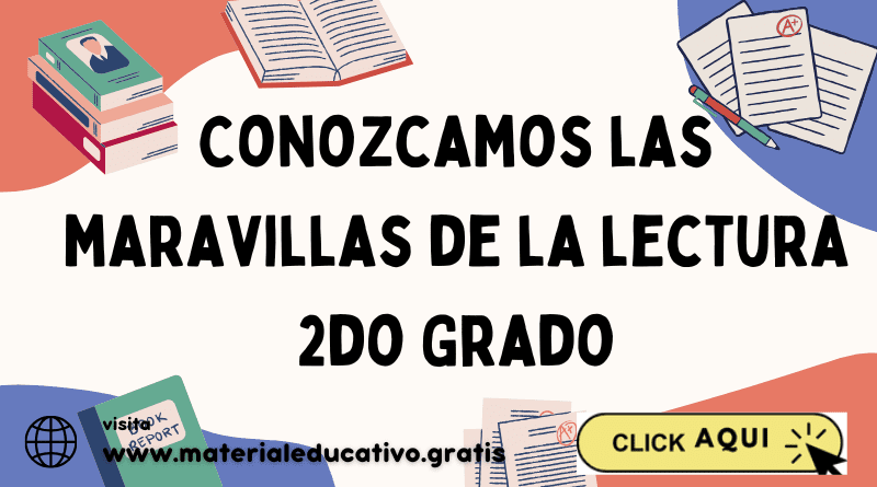 Conozcamos las maravillas de la lectura 2do Grado