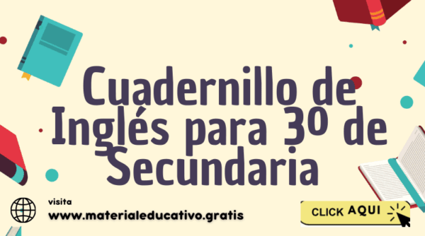Cuadernillo de Inglés para 3º de Secundaria