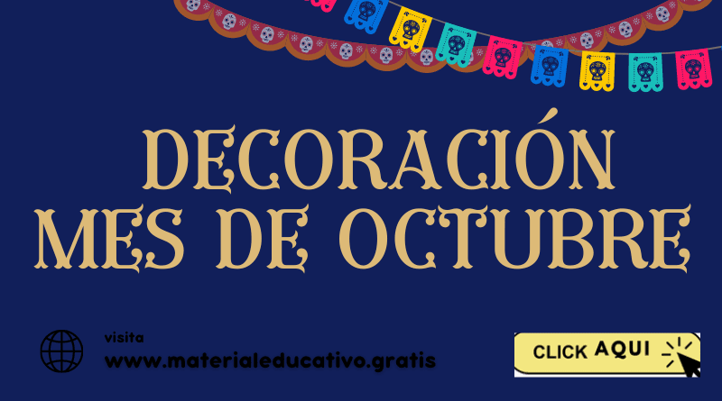 DECORACIÓN MES DE OCTUBRE