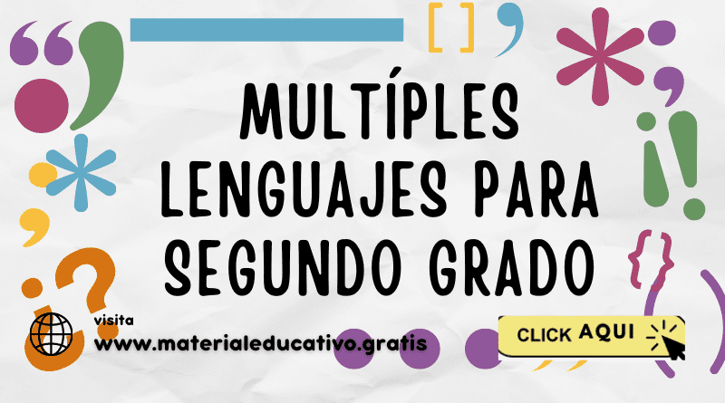 Multíples lenguajes para Segundo grado