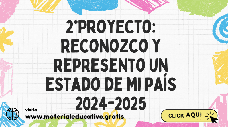 2°Proyecto: Reconozco y represento un estado de mi país 2024-2025