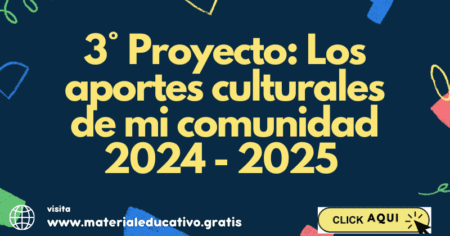 3° Proyecto: ¡Descubro las historias de mi comunidad! 2024 - 2025