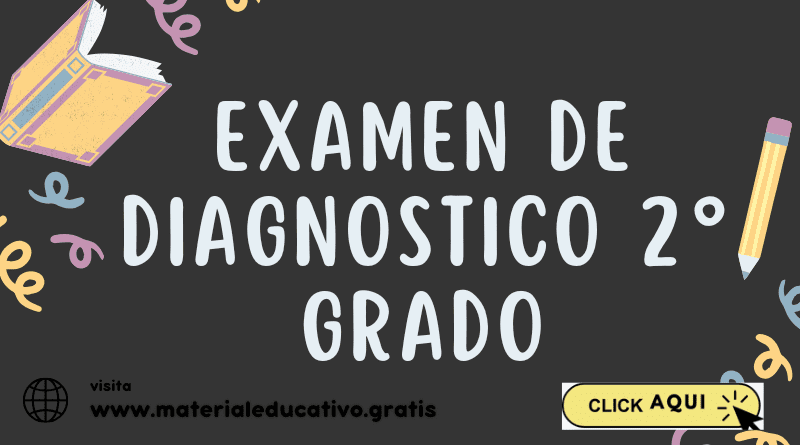 EXAMEN DE DIAGNOSTICO 2° GRADO