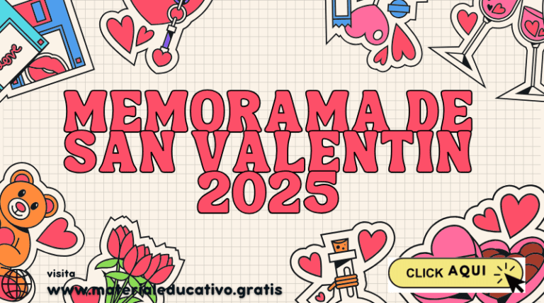 MEMORAMA DE SAN VALENTIN 2025