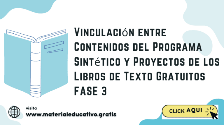 Vinculación entre Contenidos del Programa Sintético y Proyectos de los ...