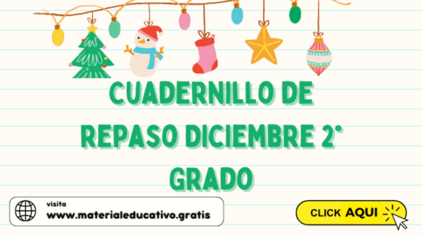 Cuadernillo de repaso Diciembre 2° Grado